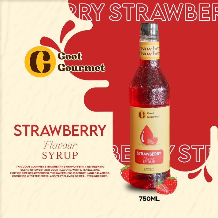 Goot Gourmet - Strawberry Syrup – Flagship Harvest Supply